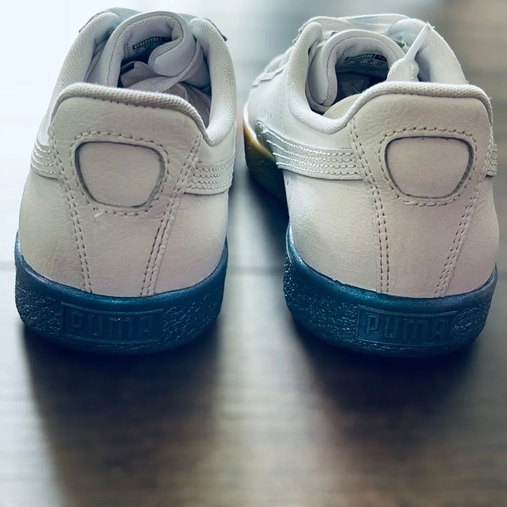 Puma | Shoes | Puma Mens White Sneakers With Rainbow Sole | Poshmark